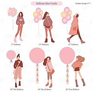 AFTERLOON® Biodegradable Balloons 24 pcs Pearlized White/Silver/Baby Blue 12 Inch Latex Pearl Color, Thickened Extra Strong Latex Helium Float, Colorful Bulk Color ballon Globos Para De Kids