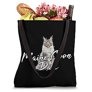 Maine Coon Cat Cats kitten Maine Coon Maine Coon Dad Tote Bag