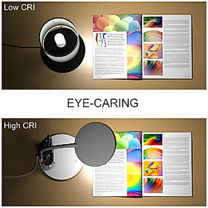 Vicsoon Desk Lamp, LED Desk Lamp for Home Office, Touch Table Lamp with 3 Color Modes 360° Adjustable Arm, Dimmable Desk Light with Pen Phone Holder, White