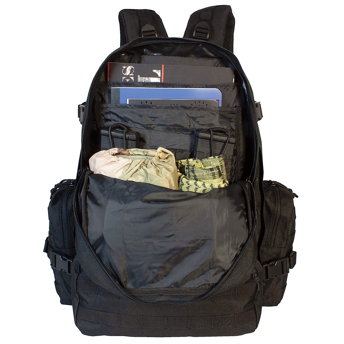 Red Rock Outdoor Gear Diplomat Pack (X-Large, Black)