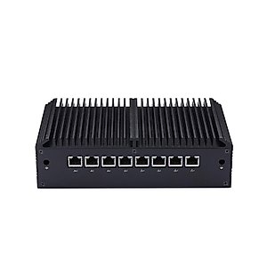 Qotom Q838GE 8 LAN Mini PC with Processor Intel Core 8130U Barebone Desktop Mini Computer