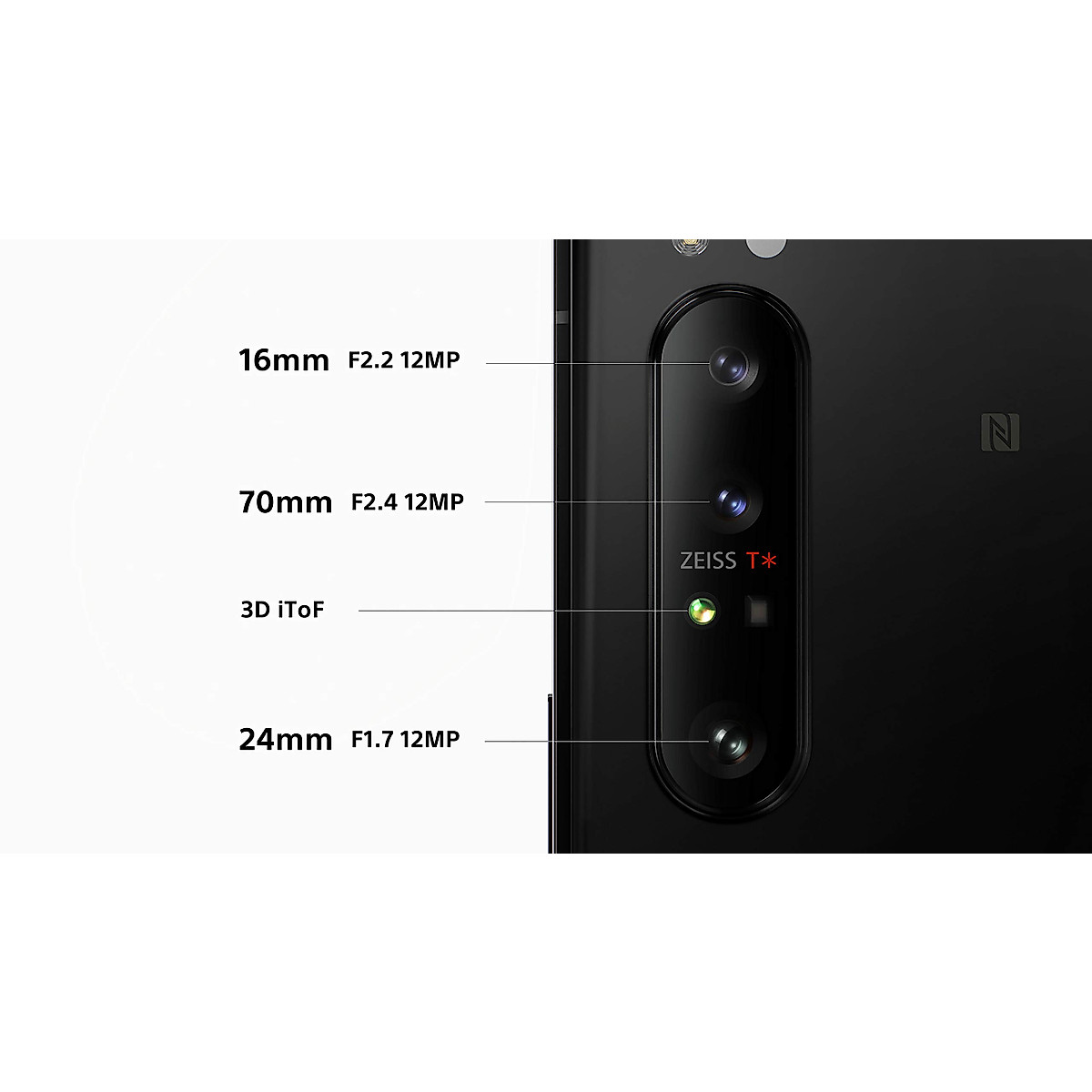 Sony Xperia 1 II XQ-AT52 256GB 8GB RAM International Version - Black