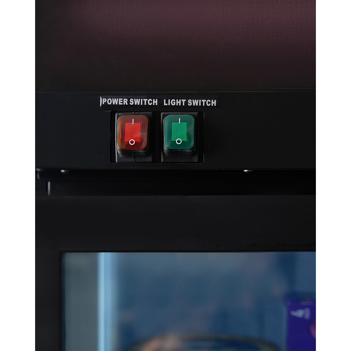 PremiumLevella PFV127DX 11.6 Cu. Ft. Frost Free Glass Door Display Freezer- Black