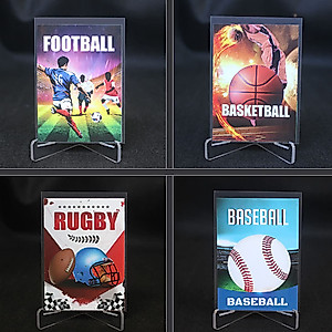 TURKRA 1200 Count Soft Card Sleeves, 2-5/8" X 3-5/8" Card Protectors, Ultra Clear Protective Sleeves for Trading Cards and Sports Cards (1200 Count)