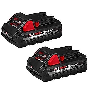 MILWAUKEE M18 REDLITHIUM HIGH OUTPUT CP3.0 Battery 2-Pack