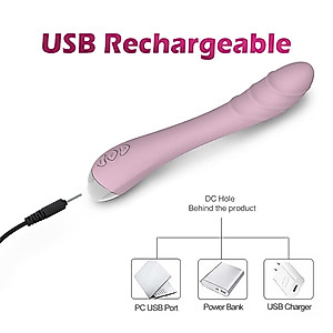 Realistic G-spot Dildo Vibrator for Women, Vaginal Anal Clitoris Stimulator for Solo Masturbation or Couple Lover Sex Things, Silicone Adult Sex Toys Massager with 10 Vibration Modes