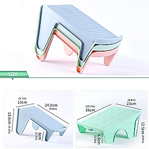 ZXK Shoe Slots Organizer Plastic Shoe Storage Rack Holder Easy Shoe Stacker Closet Organization Space Saver - 10 Pack(S)- 5 Pack(L)