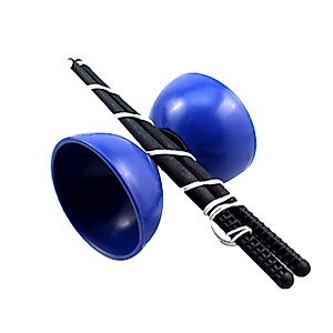 Hiborth Professional 3 Bearing Clutch Chinese Yoyo Diabolo Toy 2 Metal Sticks with Rope Juggling Diabolo Chinese Yoyo Diabolo Skill Toy