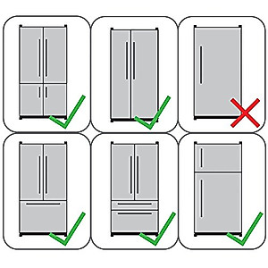 Qdos Adhesive Fridge/Freezer Lock - Easy One Handed Operation - Patented ZeroPinch Design - Unique Modern Design Refrigerator Lock, Chrome, Pack of 1