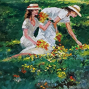 Languid Summer Days, Wildflower Meadow by Internationally Renowned Painter Yary Dluhos