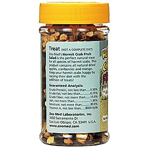 Zoo Med Hermit Crab Fruit-Salad All Natural Fruit Treat (0.85 oz (2 Pack))