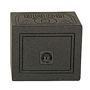 Q Power QBOMB 10" Sealed Car Subwoofer Sub Box Enclosure | QBOMB10S Single