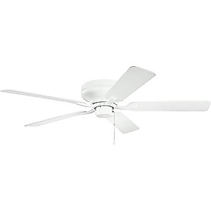Kichler 330021MWH Basics Pro Legacy Patio 52'' Ceiling Fan, Matte White
