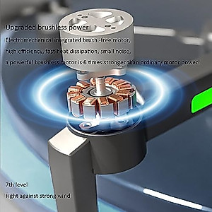 RKSTD RC Drone With High-definition Camera, Foldable RC Quadcopter Suitable For Beginners, Brushless Motor, Automatic Hovering, Voice Control, APP Control, Altitude Hold, GPS One-key Return