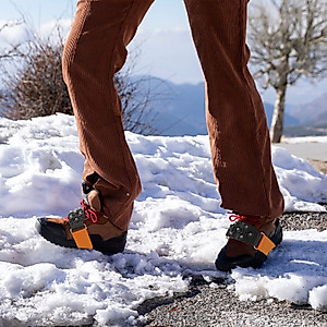 Xproutdoor Mid-Sole Ice Cleats Crampons Traction Snow Grips with Tungsten Spikes