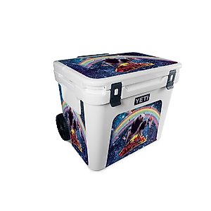 MightySkins Skin Compatible with Yeti Roadie 60 Wheeled Cooler - Panda Cow Taco | Protective, Durable, and Unique Vinyl Decal wrap Cover | Easy to Apply, Remove, and Change Styles | Made in The USA