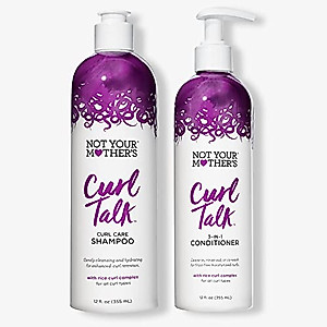 Not Your Mother's Curl Talk Shampoo and Conditioner - 12 fl oz (2 Pack) - Shampoo and Conditioner for Curly Hair