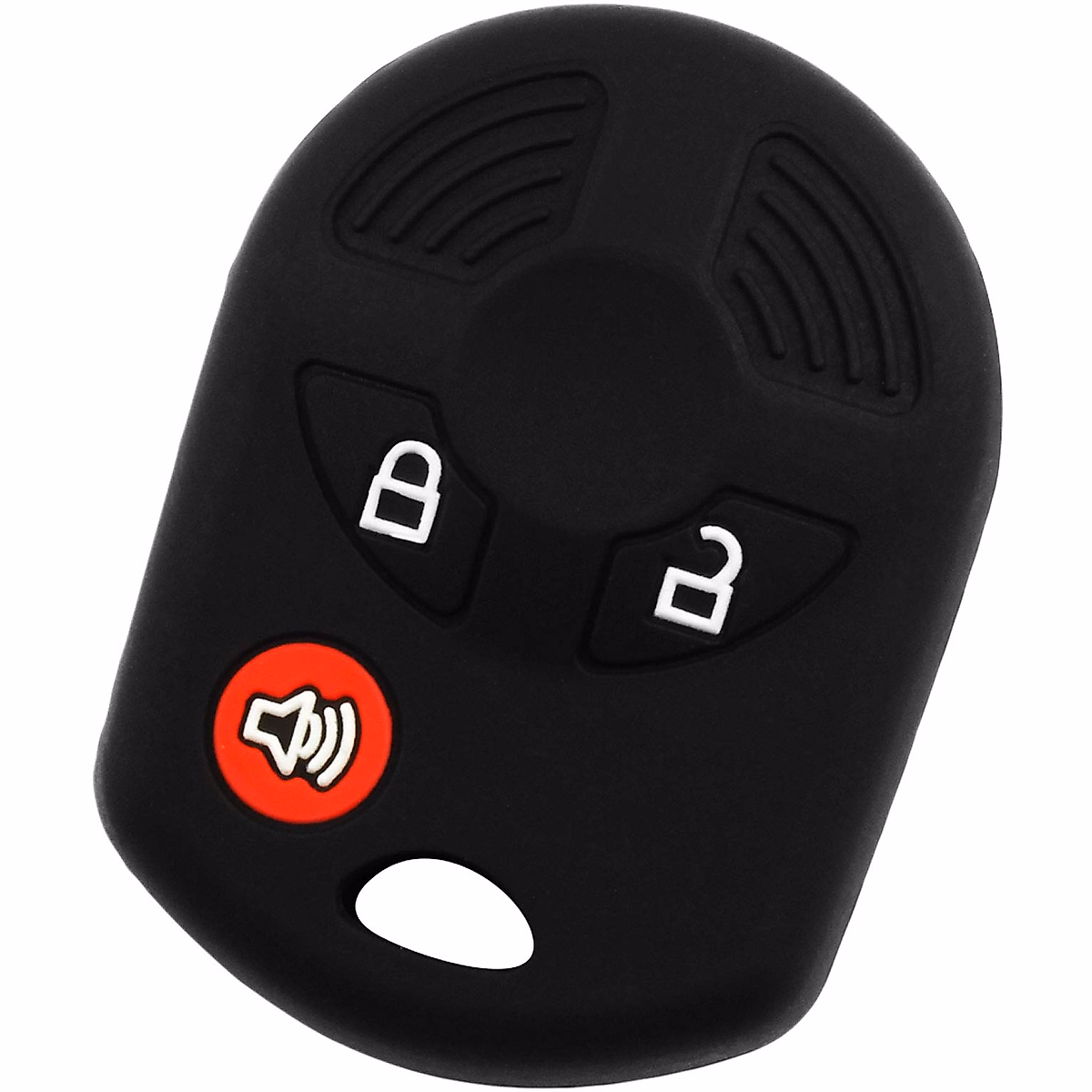 KeyGuardz Keyless Remote Car Key Fob Outer Shell Cover Soft Rubber Case for Ford F-150 Ranger Edge Escape Lincoln