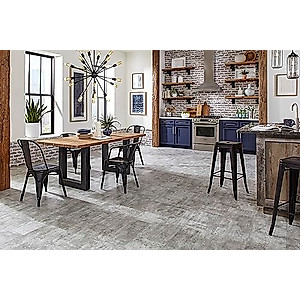 Islander Flooring 6mm Roman Colosseum HDPC® Waterproof Luxury Vinyl Tile Flooring 12 in. Wide x 24 in. Long - 9 Planks / 18 SQ FT