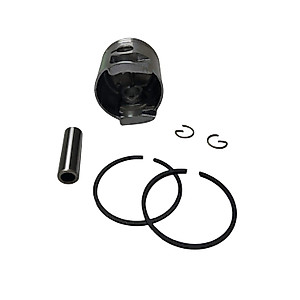 ENGINERUN 44MM Piston Piston Ring Kit Compatible with Husqvarna 150BF 150BT 350 BT Backpack Leaf Blower Parts Rep OEM 502849601