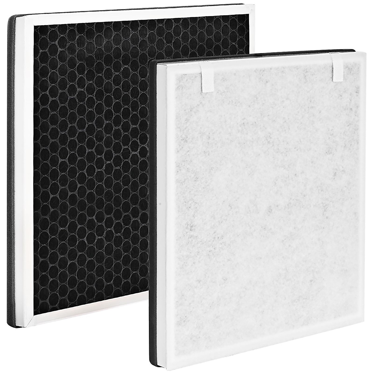 Pmosata 2 pack Vital 100 Replacement Filters for LEVOIT Vital 100 Air Puri-fier with 3-in-1 filtration including washable pre-filter + Activated Carbon filter + H13 True HEPA filter for # Vital-100-RF