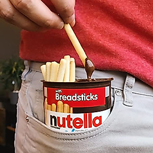 Nutella & GO! 4 Pack, Hazelnut And Cocoa Spread With Breadsticks, Snack Cups, 1.9 Oz Each