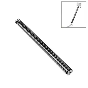 PULUZ 275mm Carbon Fiber Rod, Aluminum Alloy Carbon Fiber Floating Buoyancy Selfie-stick Extension Arm Rods for GoPro HERO9 Black / HERO8 Black / HERO7 /6/5, DJI Osmo Action and Other Action Cameras