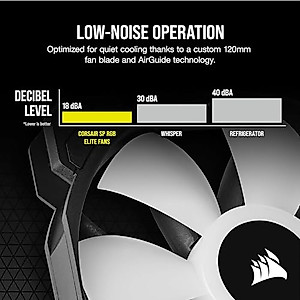 CORSAIR iCUE SP120 RGB Elite Performance 120mm PWM Single Fan