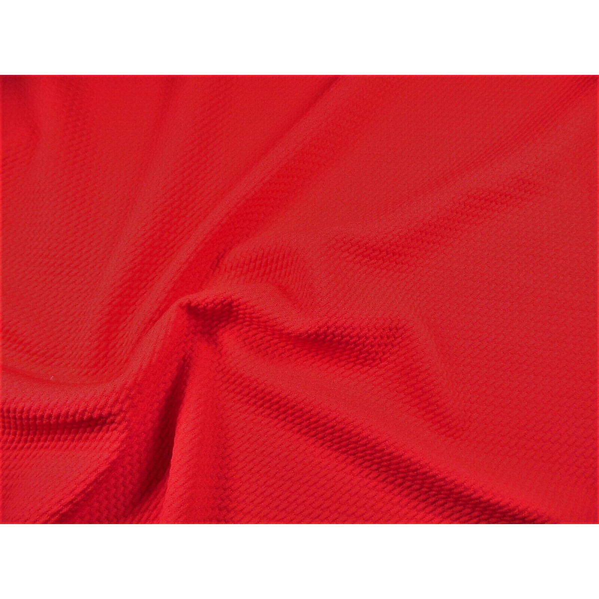 Bullet Textured Liverpool Fabric 4 Way Stretch Red Q52