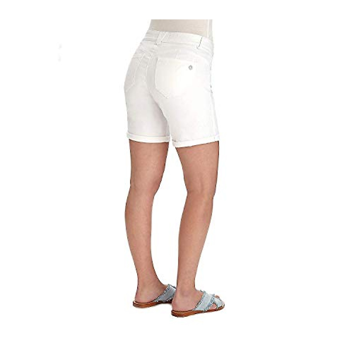 Democracy Women's Ab Solution 7 Short, Optic White, 10