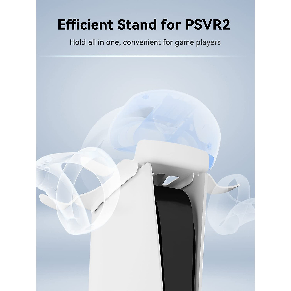 MOJOXR VR Headset Stand Controllers Holder Lens Cover for PSVR 2