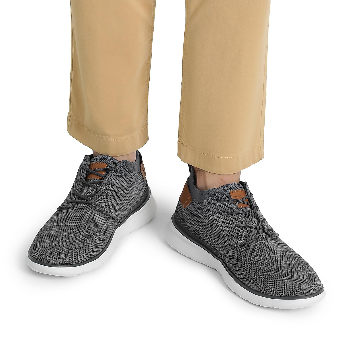 Bruno Marc Mens Mesh Fabric Fashion Sneakers Casual Oxfords Lightweight Breathable Versatile Walking Shoes, Dark/Grey - 9 (Zero-01)