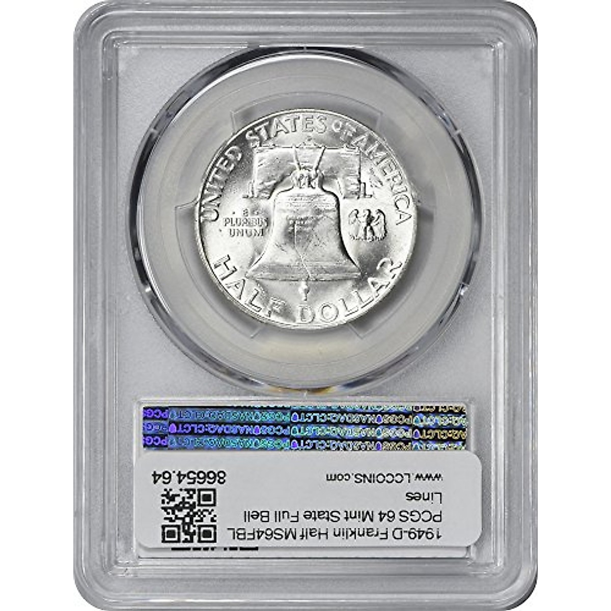 1949-D Franklin Half Dollar, MS64FBL, PCGS