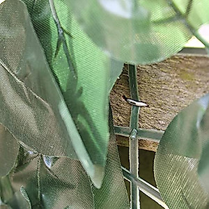 True Products S1011D Artificial Screening Ivy Leaf Hedge Panels On Roll Privacy Garden Fence 1m x 3m high Long, Green, 4 kg