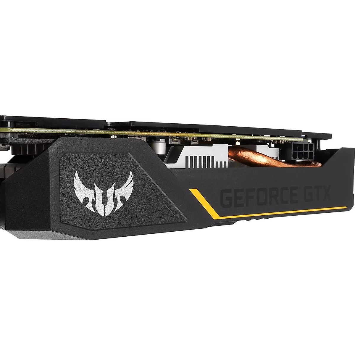 ASUS TUF Gaming NVIDIA GeForce GTX 1660 Ti EVO TOP Edition Graphics Card (PCIe 3.0, 6GB GDDR6, 14Gbps Memory Speed, HDMI 2.0b, DisplayPort 1.4, Space-grade Lubricant, Compact Design, GPU Tweak II)