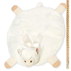 Bearington Baby Lil' Alma Belly Blanket, Llama Plush Stuffed Animal Belly Blanket, Tummy Time Play Mat