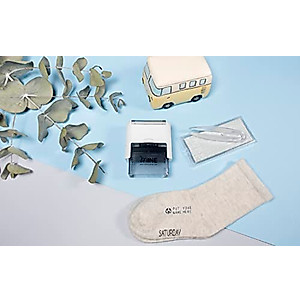 Mine Stamp Compact Clothing and Book Marker | Compact Personalised Clothing Marker for Adult and Children | Personalised Name Stamp for Children's Clothing