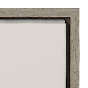 Kate and Laurel Sylvie Power of Imagination Framed Canvas Wall Art by Laura Evans, 23x33 Gray, Beautiful Mountain Wall Decor