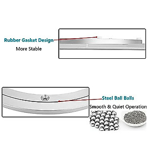 2 Pack 12 Inch Lazy Susan Turntable Hardware, Metal Rotating Turntable Bearings Swivel Plate, Heavy Duty Lazy Susan Bearing Hardware for Dining Table, Workbench