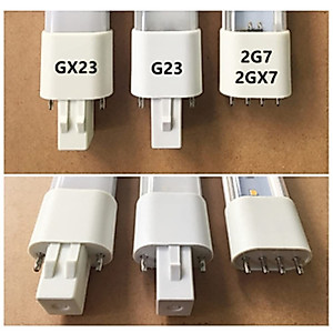 SATZOL 2 Pack G23 LED Bulb 4W 400LM Warm White AC120V 2pin G23 LED PL Bulb, 7W CFL Equivalent, Plug and Play Compatible with The Ballast