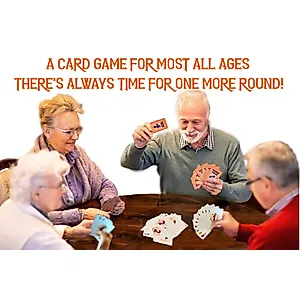 Tapped Four Card Game, 2 to 8 Players - Strategy, Luck, Laughter, Nonstop Fun for Family and Friends