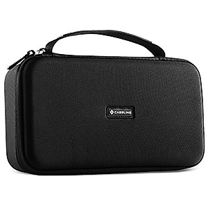 caseling Hard Case fits Mangroomer Ultimate Pro Back Hair Shaver Lithium Max Back Shaver with Power Supply and The Other Shave Head Blade