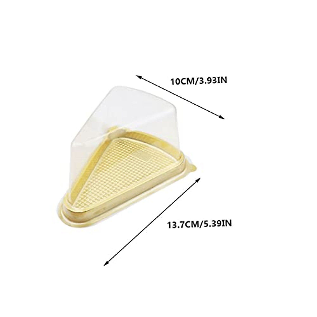 OATIPHO 50pcs Sandwich Box Mini Cake Boxes Cake Plastic Container Clear Container Bakery Box Moon Cake Packing Box Cheesecake Boxes Disposable Cake Boxes Packing Cake Boxes Blister Dessert