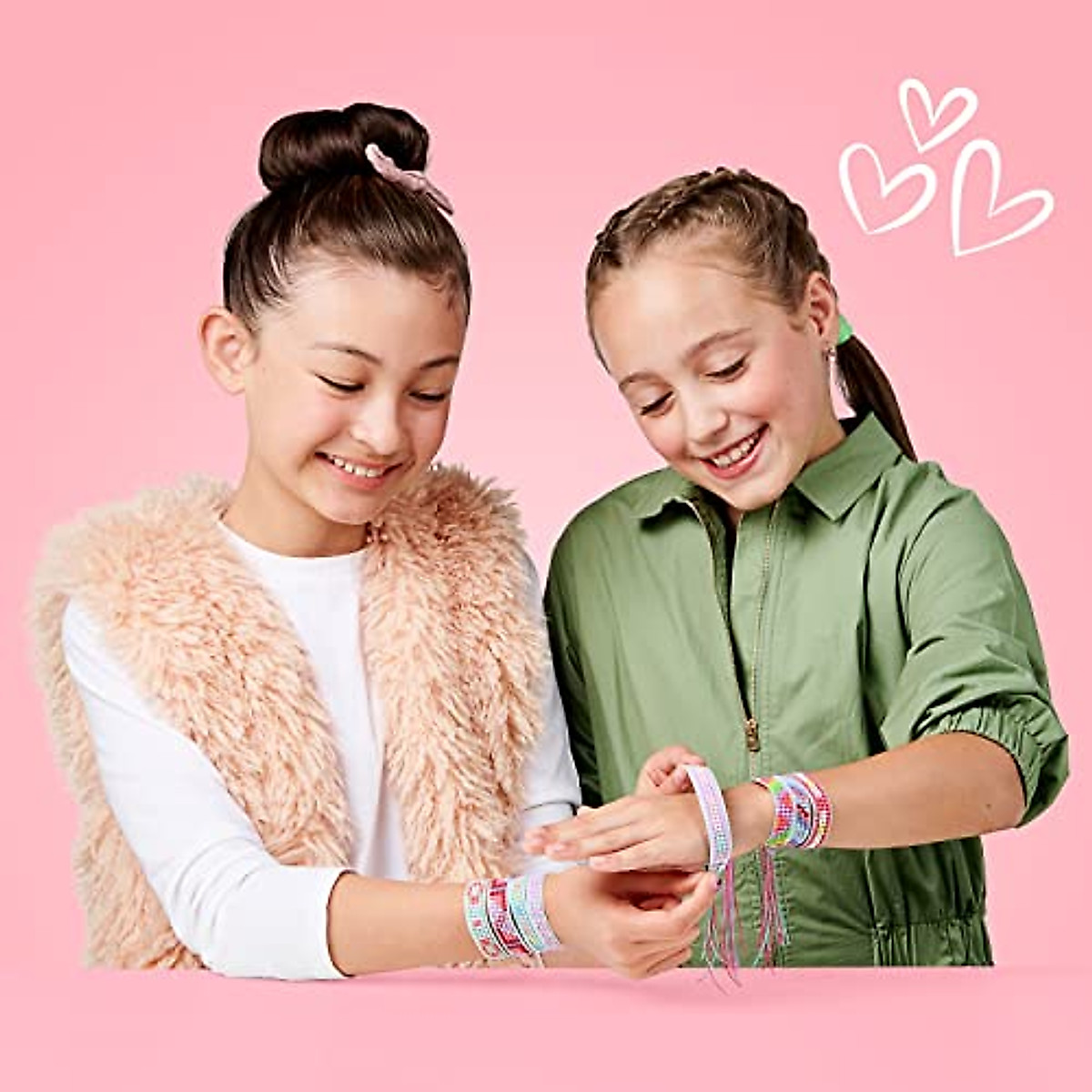 Blingle Bands DIY Gem Friendship Bracelet, 5 Band On The Go Starter Pod - Arts & Craft Activity for Ages 7 and Up