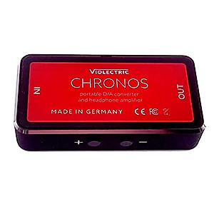 Violectric Chronos D/A Converter Headphone Amplifier,Black