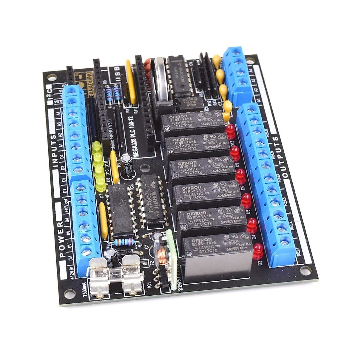 CANADUINO® PLC MEGA328 Electronics DIY Kit (100% Compatible with ...