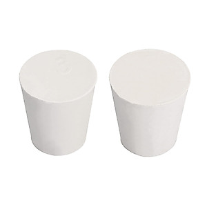 MECCANIXITY Tapered Shaped Solid Rubber Stopper Fit Hole 17mm to 23mm and 19mm - 26mm for Lab Tube 5 Set
