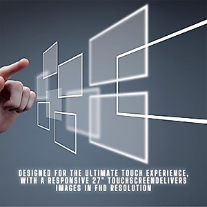 Lenovo IdeaCentre AIO 3 All-in-One, 27" FHD Touchscreen, AMD Ryzen 5 7530U Processor (Beats i7-11700H), 32GB RAM, 2TB SSD, HDMI, RJ45, Wi-Fi 6, Wireless KB & Mouse, Windows 11 Home