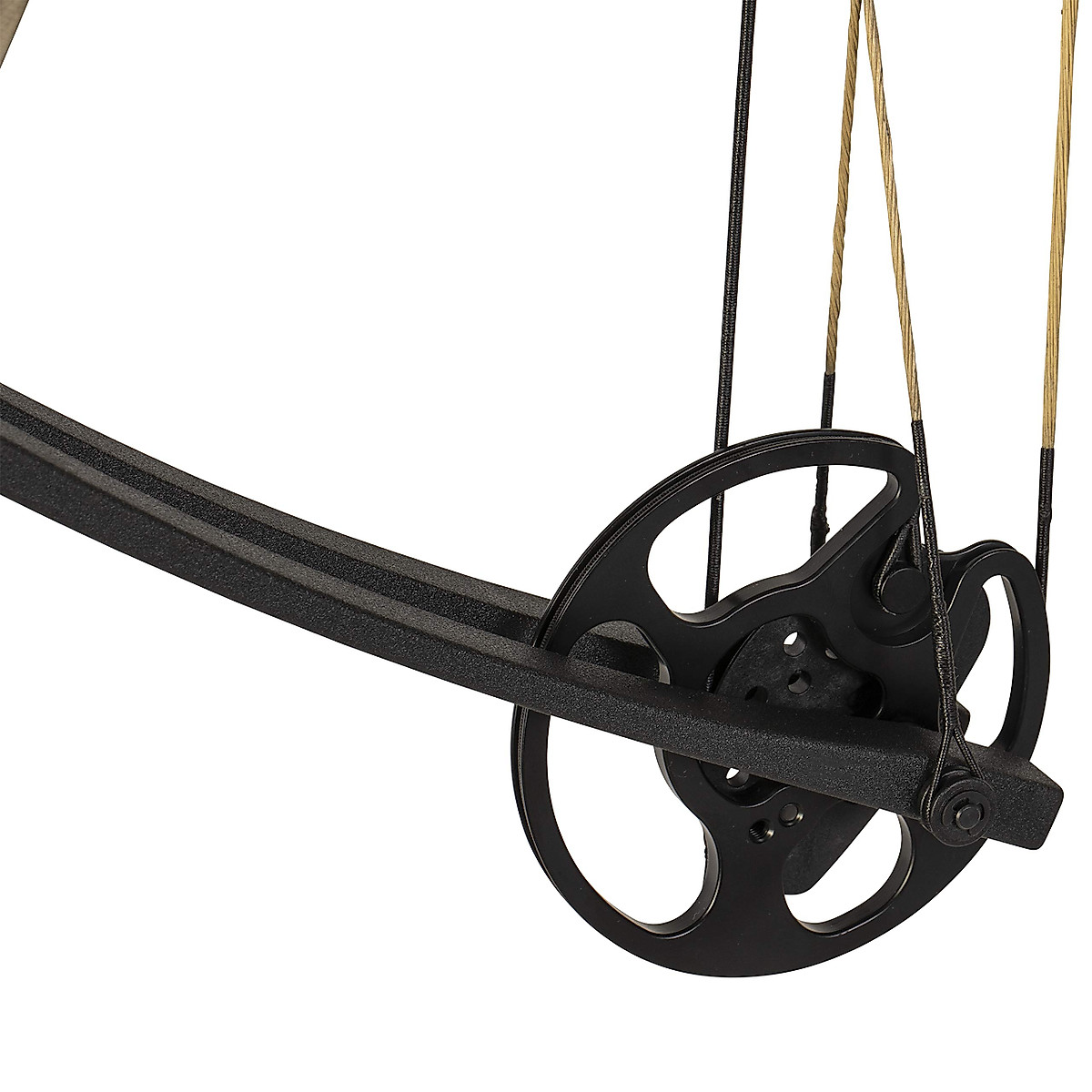 Bear Archery Limitless Dual Cam Compound Bow - includes Quiver, Sight and Rest, God's Country