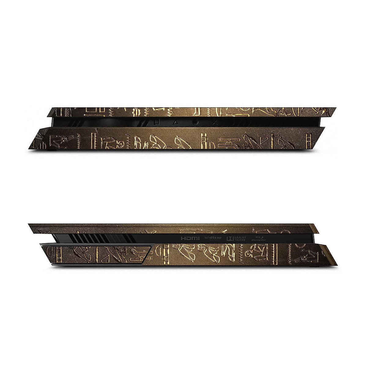 Head Case Designs Officially Licensed Assassin's Creed Logo 3D Heiroglyphics Origins Graphics Vinyl Gaming Skin Decal Compatible With Sony PlayStation 4 PS4 Slim Console and DualShock 4 Controller